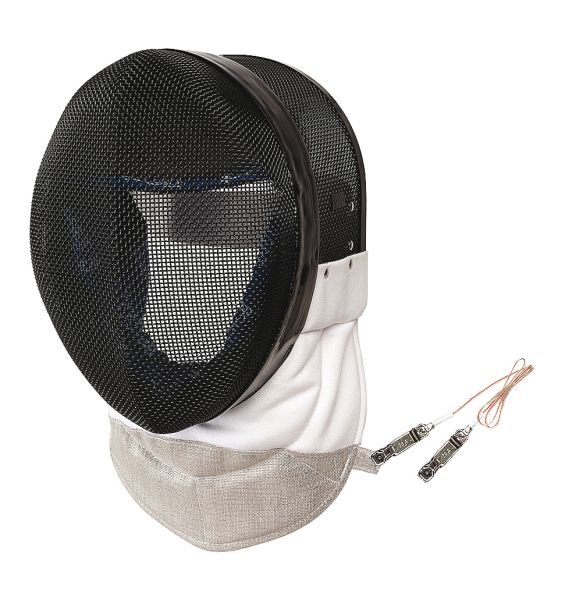 Foil Fencing Mask Resistance 1600 N in Black Colour with Mask Cable