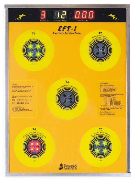 Electronic Fencing Target with Power Supply