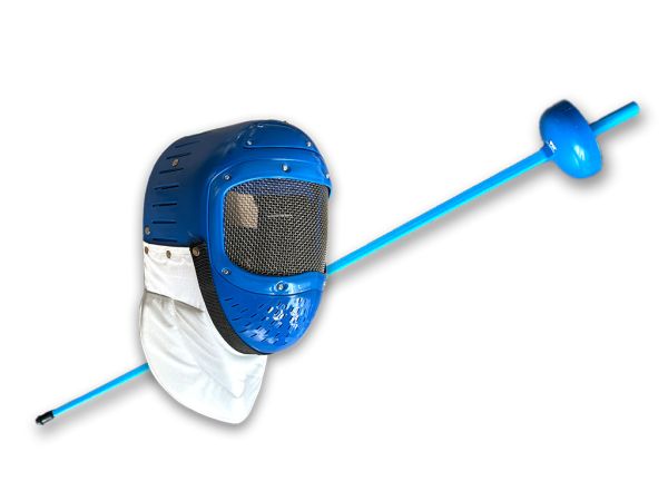 Plastic fencing epée kit (1 mask + 1 epée)