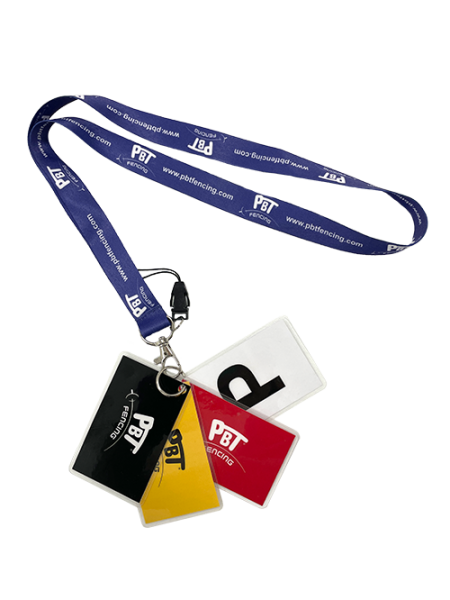 Referee Card with PBT Logo on Band